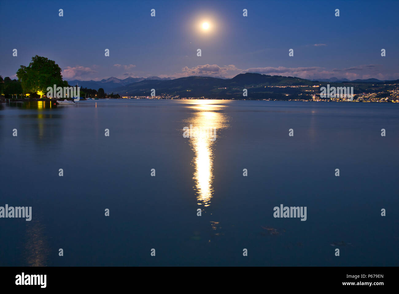 Moon light shadow Stock Photo - Alamy