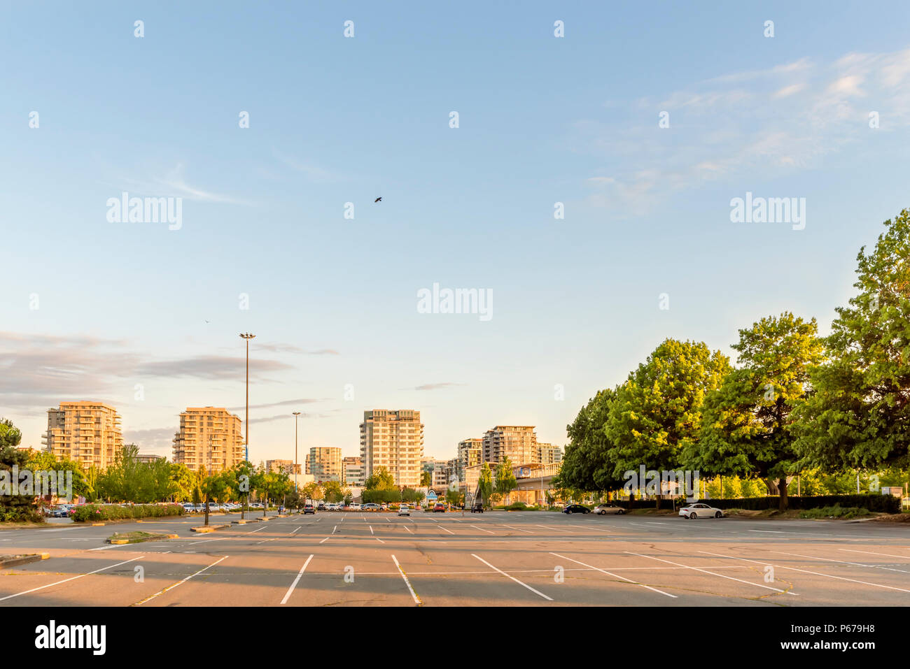 Empty parking lot in canada hi-res stock photography and images - Alamy