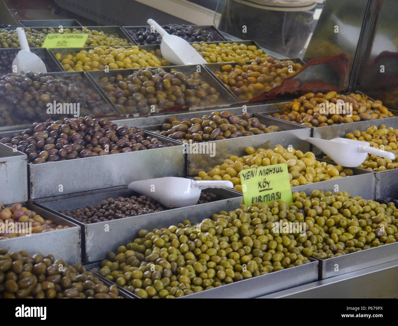 Turkish food olives hi-res stock photography and images - Alamy