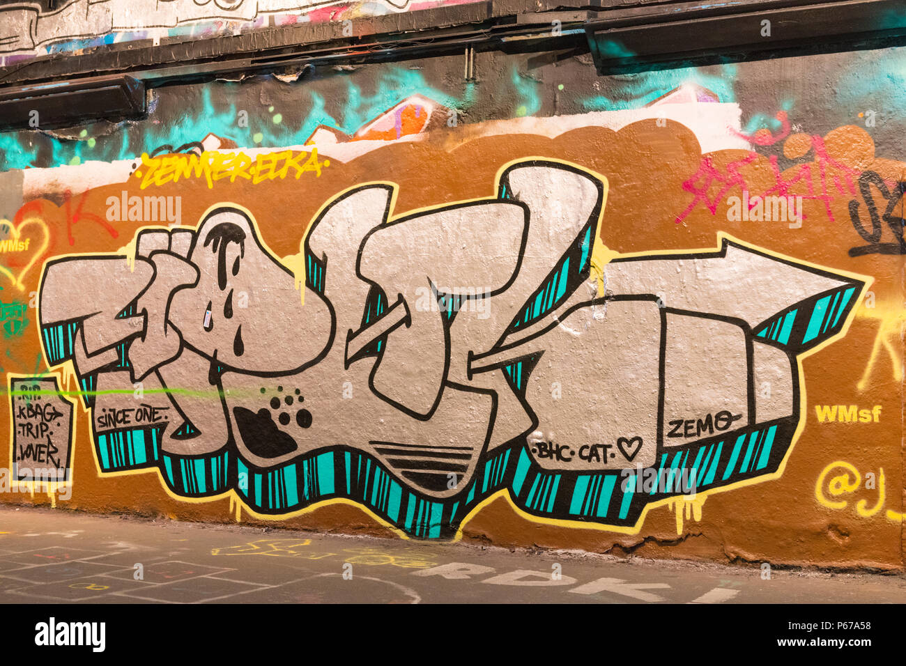 Rip Street Art High Resolution Stock Photography and Images - Alamy