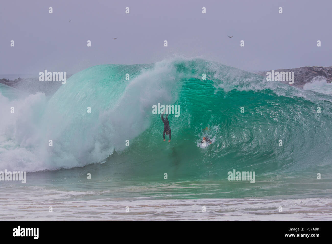 The Wedge Surf High Resolution Stock Photography and Images - Alamy