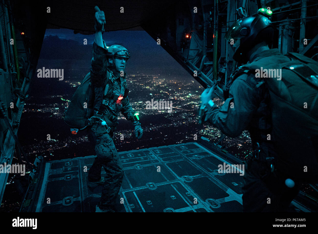A Marine from the 3rd Reconnaissance Battalion, 3rd Marine Division ...
