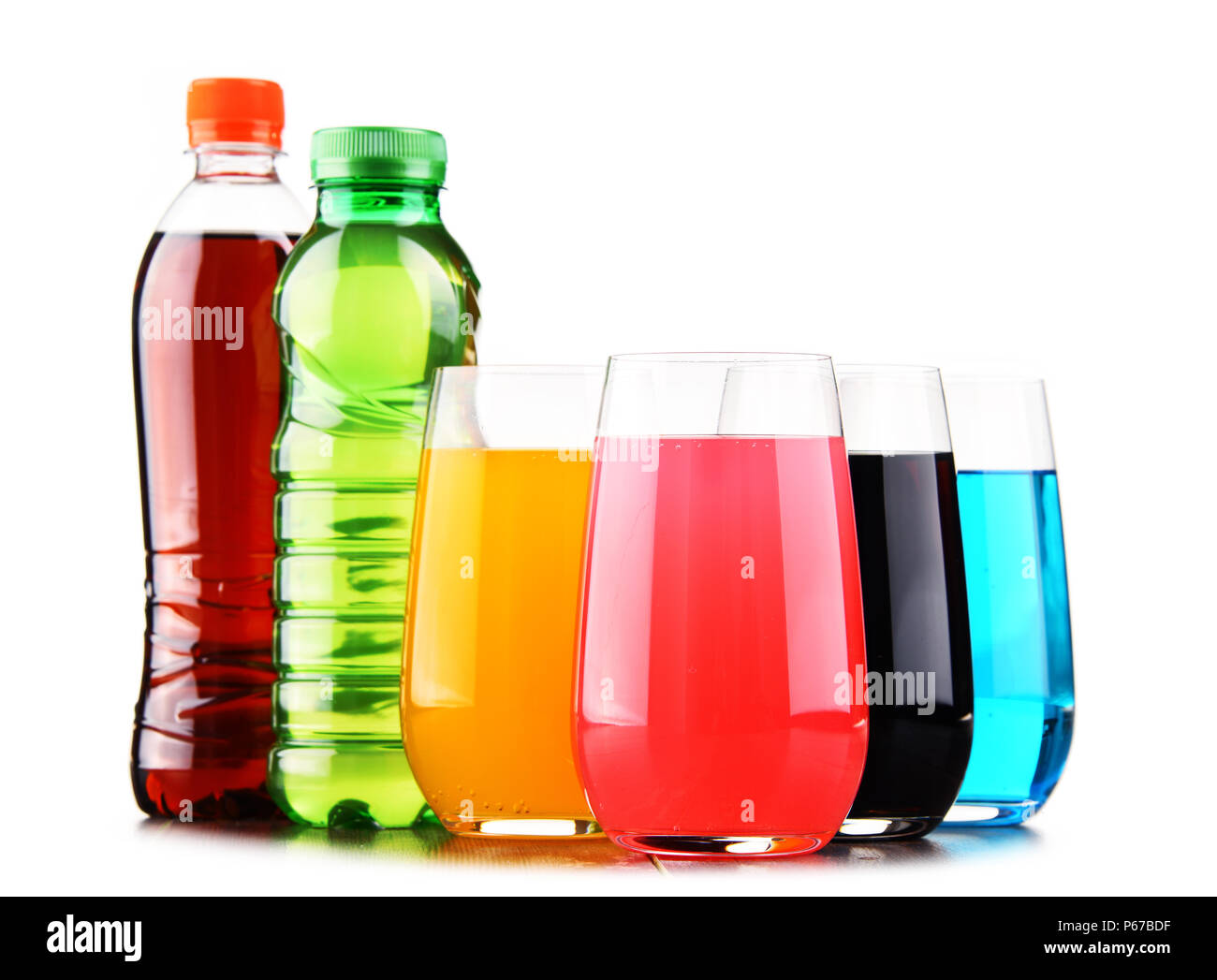 Variety Soft Drinks Cut Out Stock Images & Pictures - Alamy