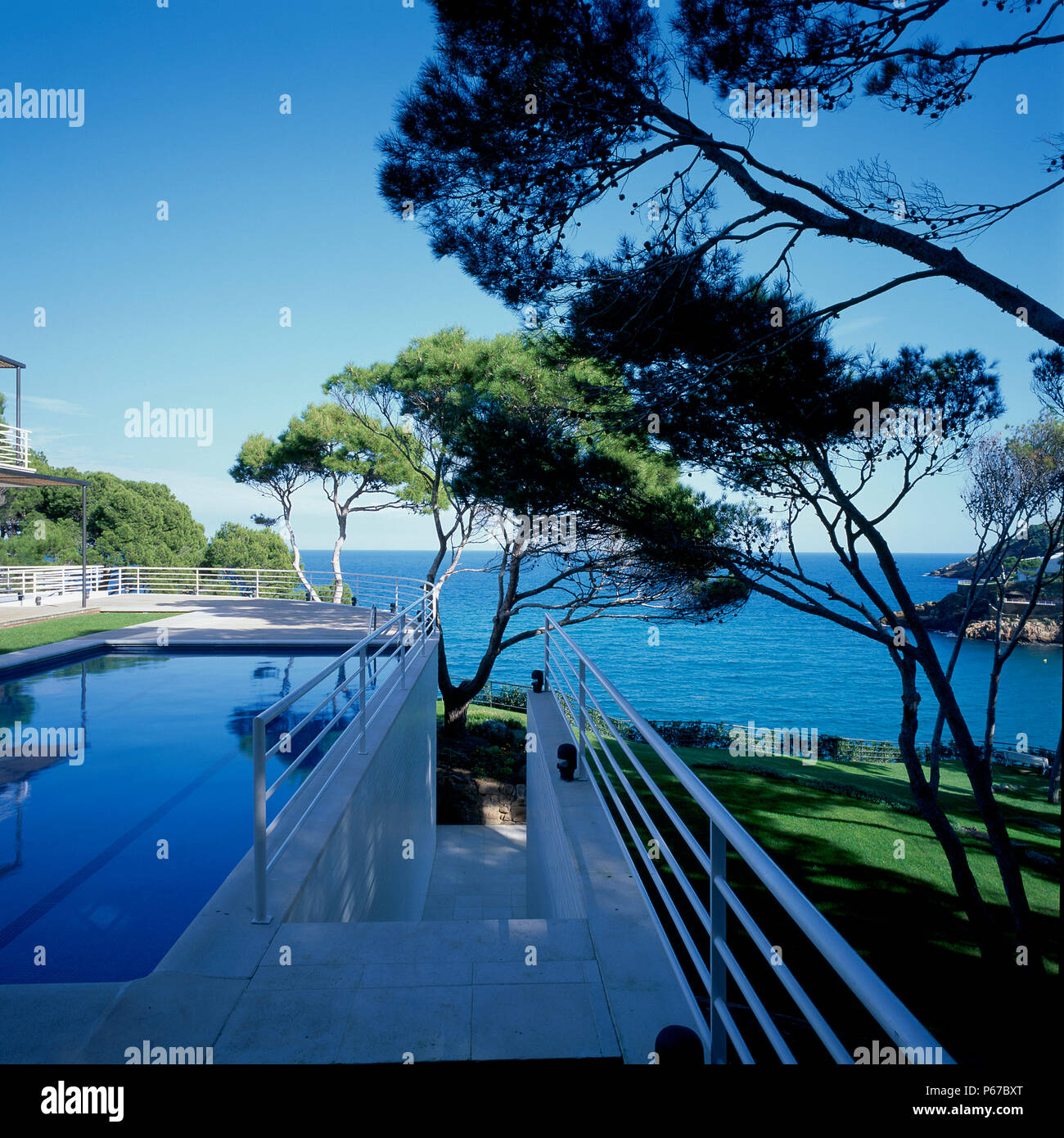 View of a swimming pool Stock Photo - Alamy