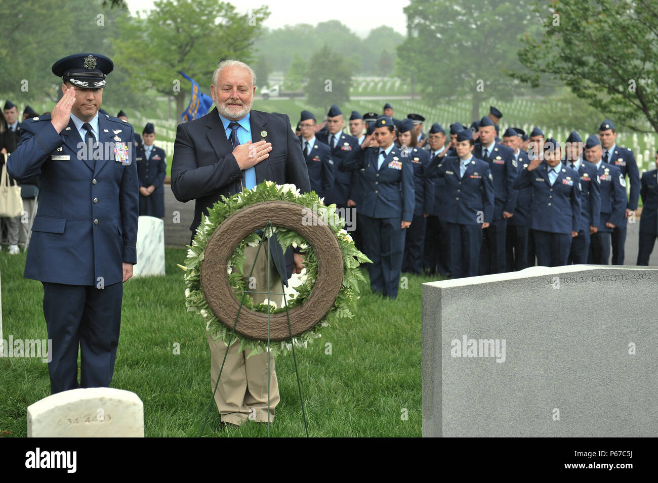 Lt. Col. Timothy Richardson, 94th Intelligence Squadron commander, and ...