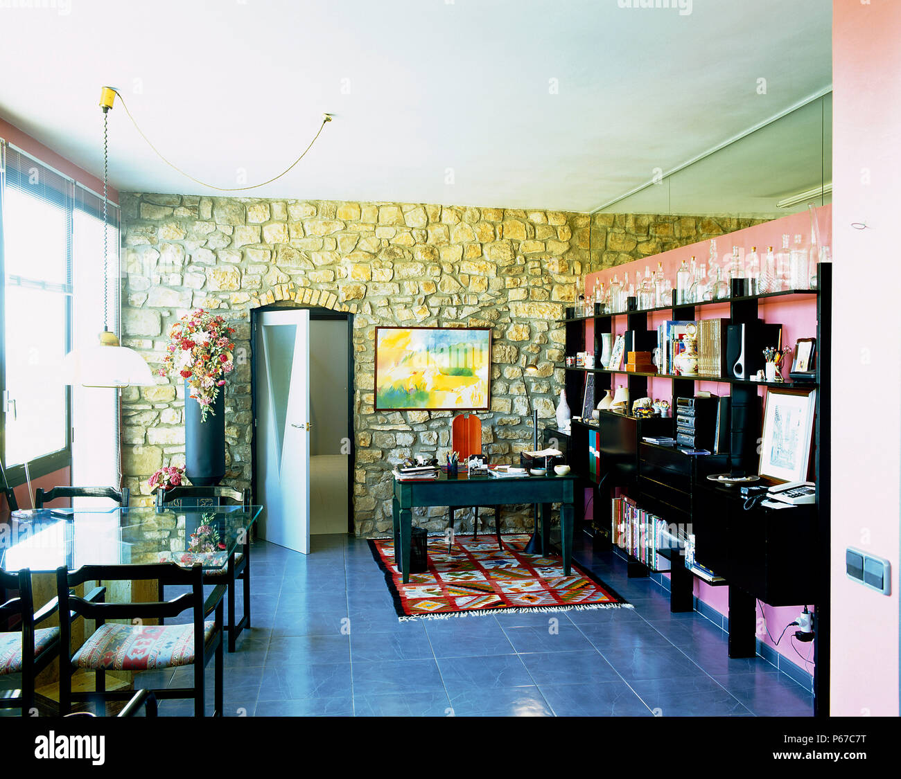 View of a well arranged home office Stock Photo - Alamy