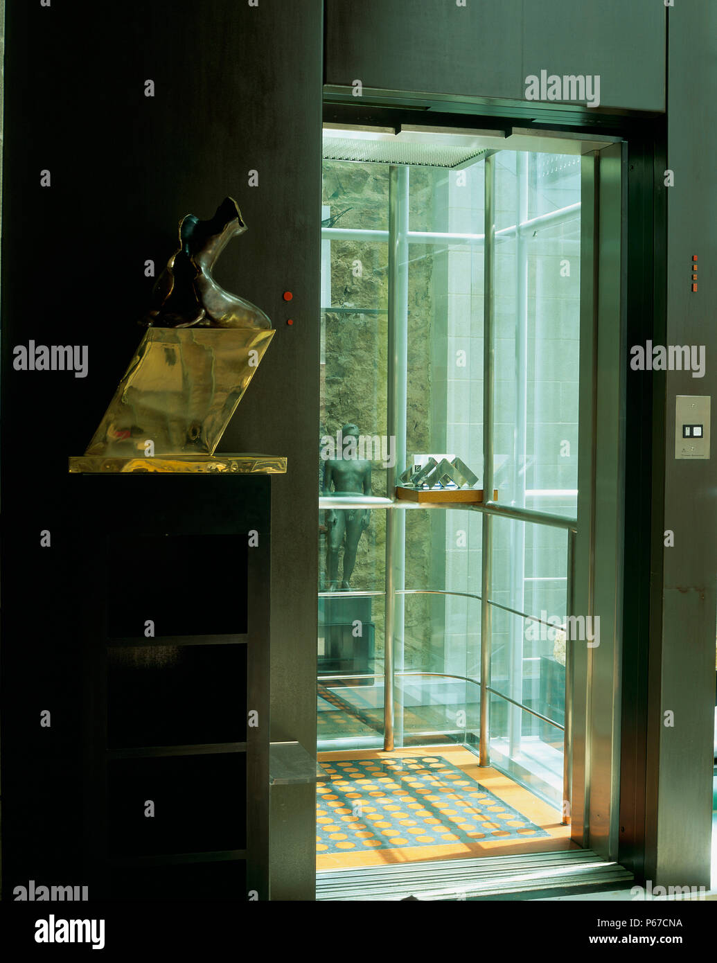 Elevator interiors hi-res stock photography and images - Alamy