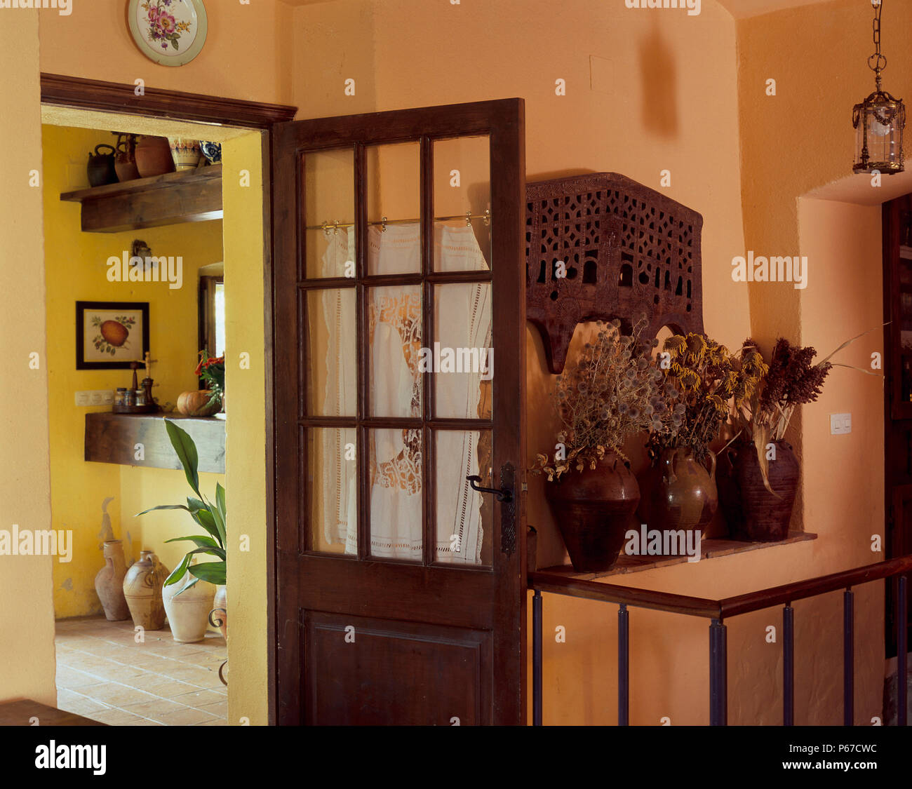 View of an open doorway Stock Photo - Alamy