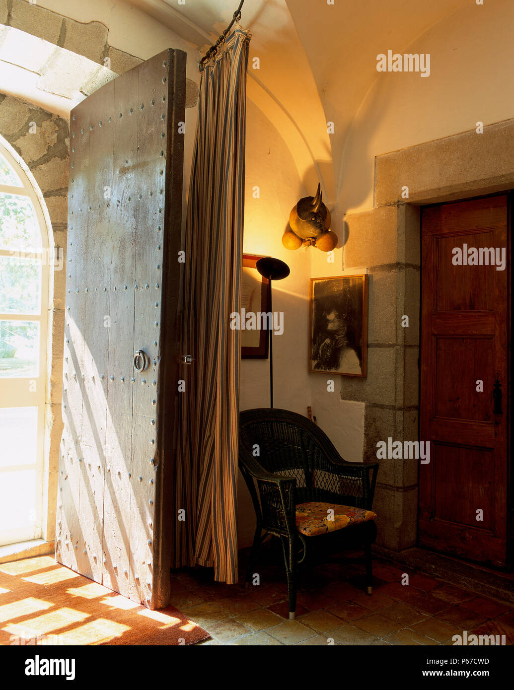 View of an open doorway Stock Photo - Alamy
