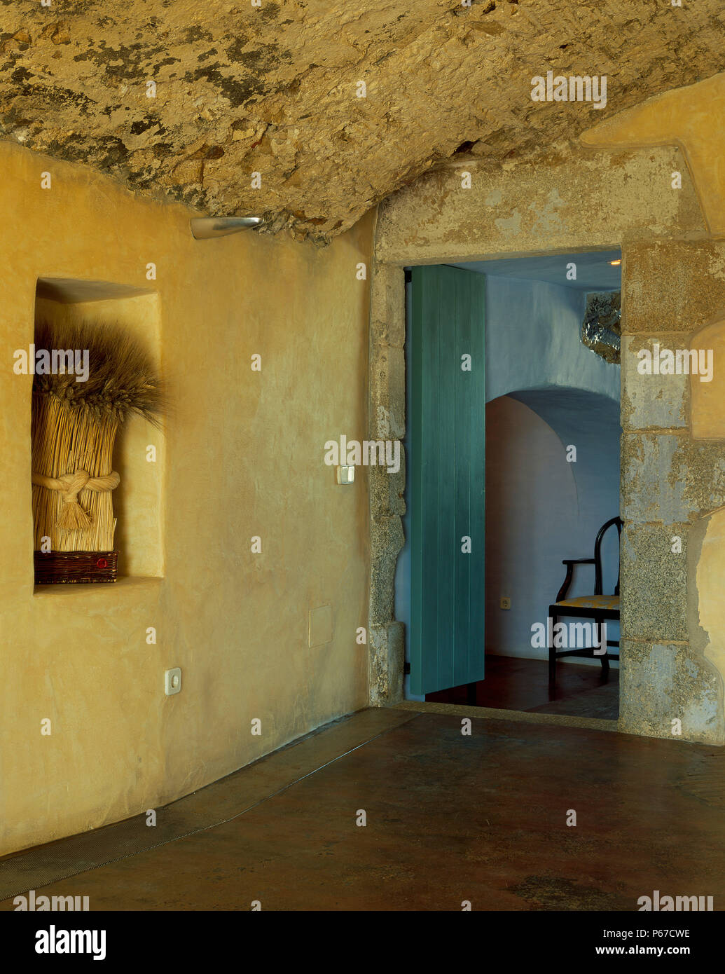 View of an open doorway in a house Stock Photo - Alamy