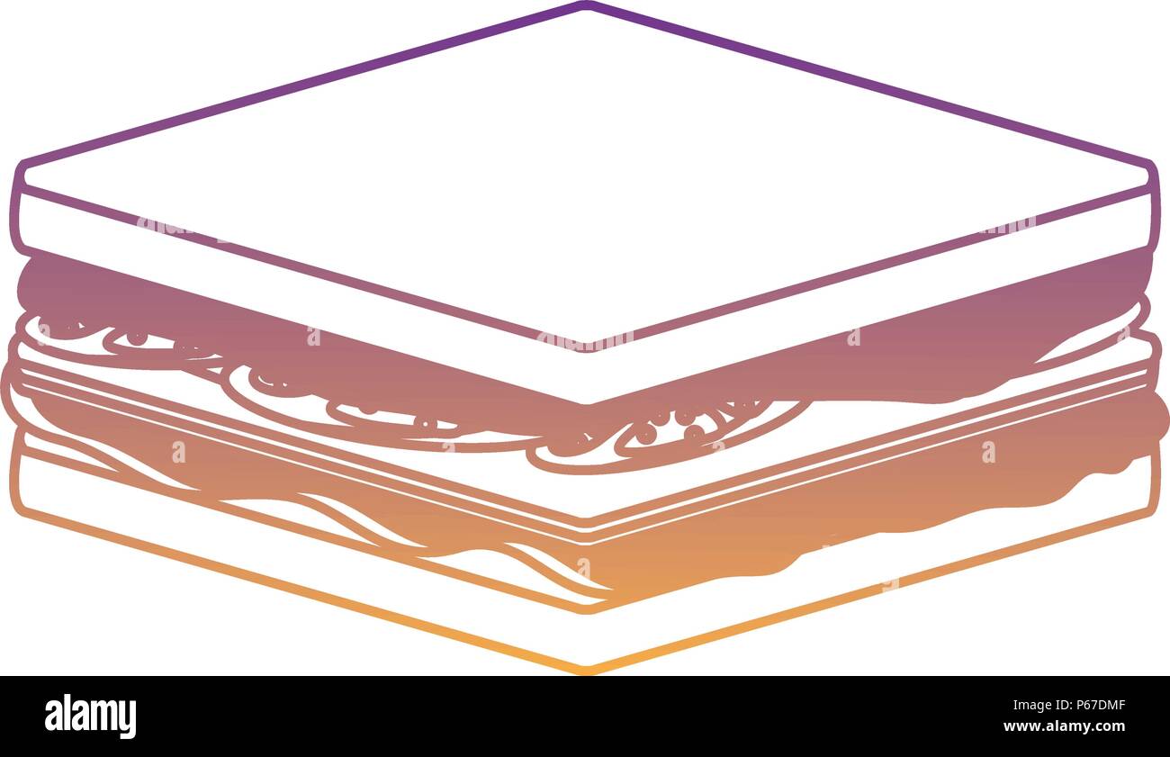 sandwich icon over white background, colorful design. vector ...