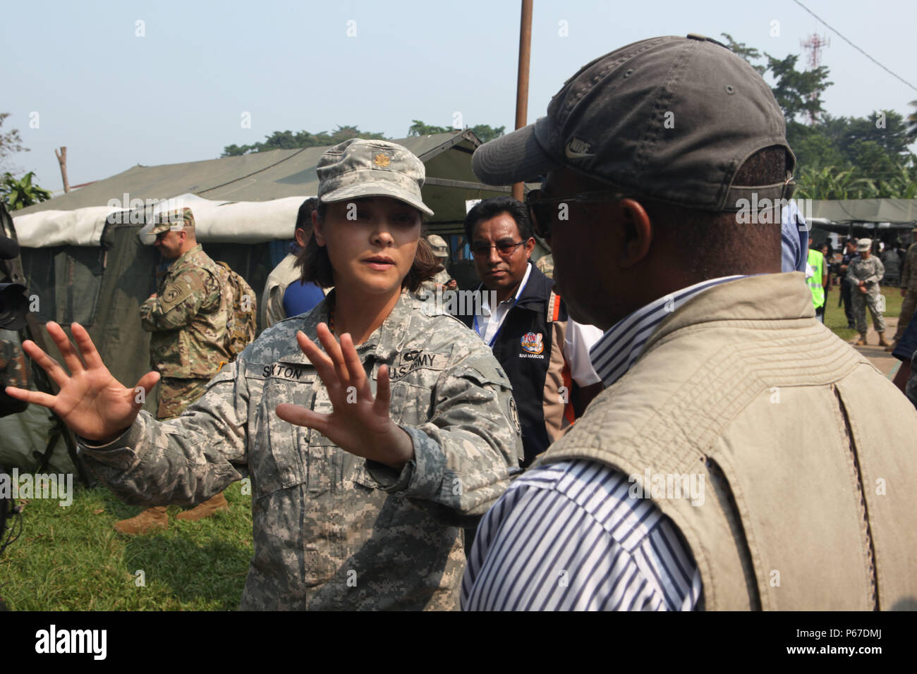 U.S. Army Maj. Cynthia Sexton, 396th Combat Support Hospital, Vancouver ...