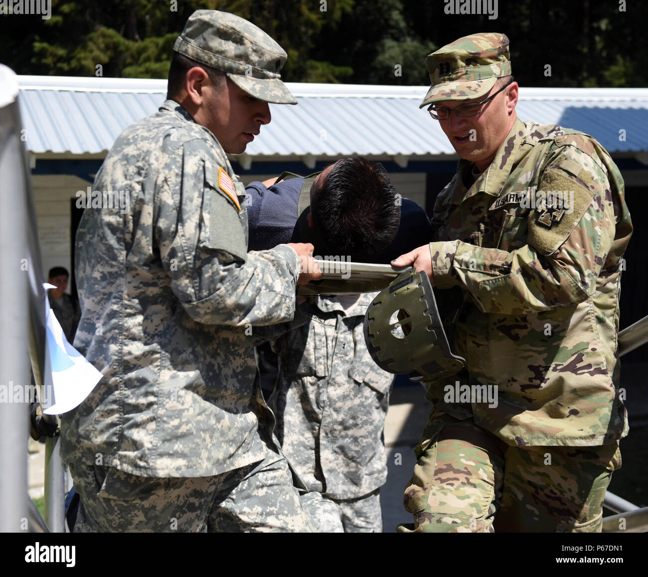 SAN MARCOS, Guatemala – U.S. Army Soldiers from Task Force Red Wolf ...