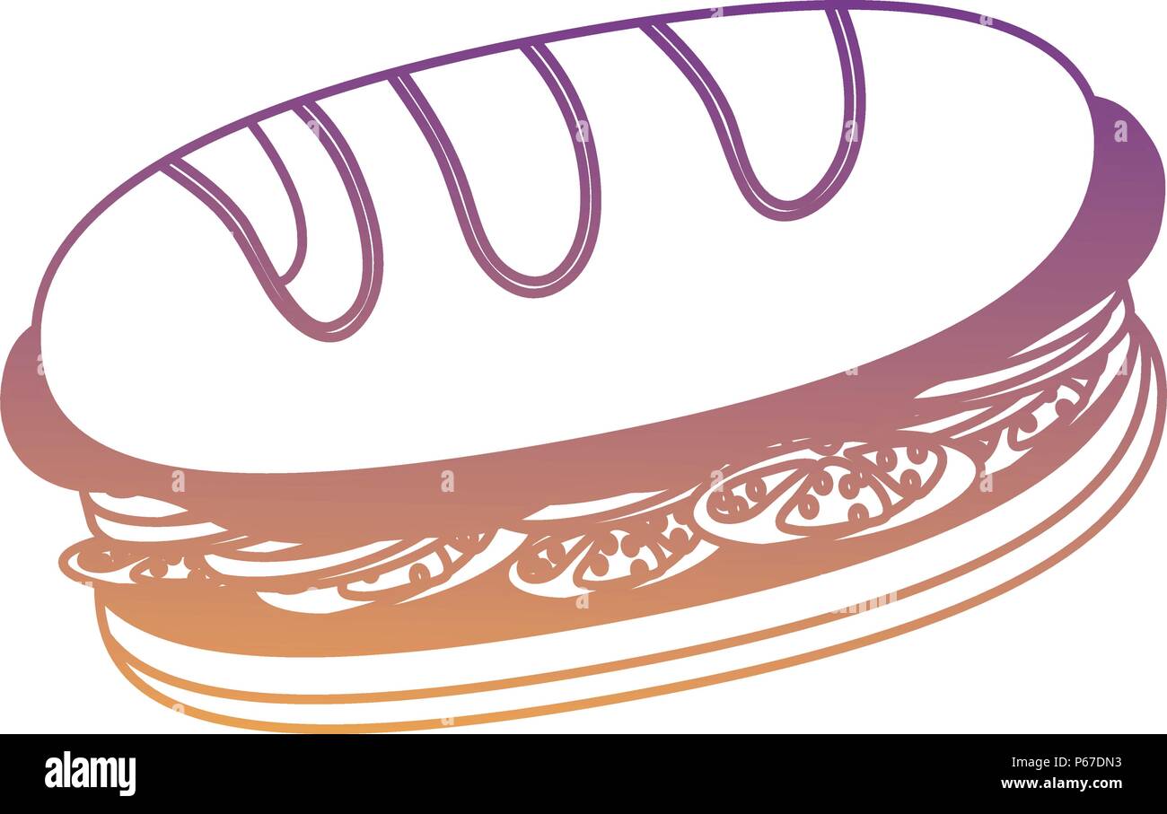 sandwich icon over white background, colorful design. vector ...