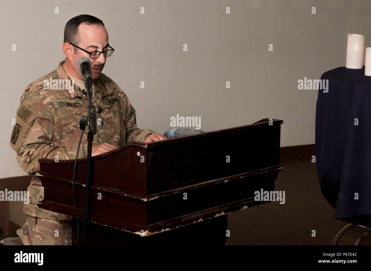 Lt. Col. Michael Steinberg, the battalion surgeon in the 10th Brigade ...