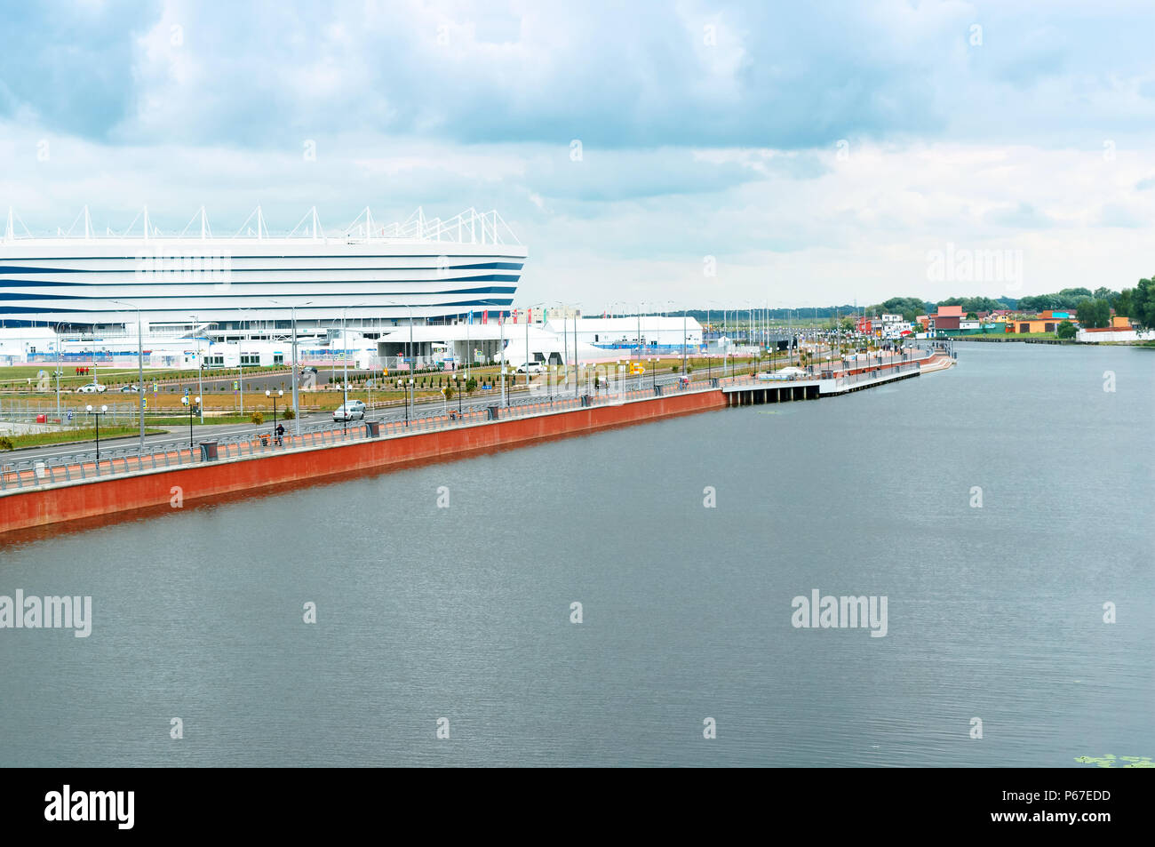 Kaliningrad Stadium, Russia, 23 June 2018, football stadium to the ...