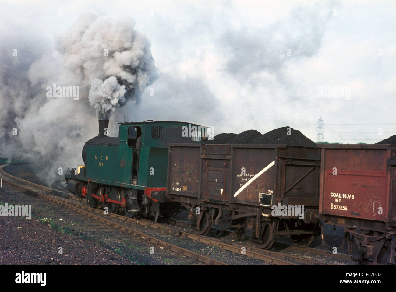 Bedlay Colliery at Glenboig with Andrew Barclay 0-6-0T No.1296 of 1912 ...