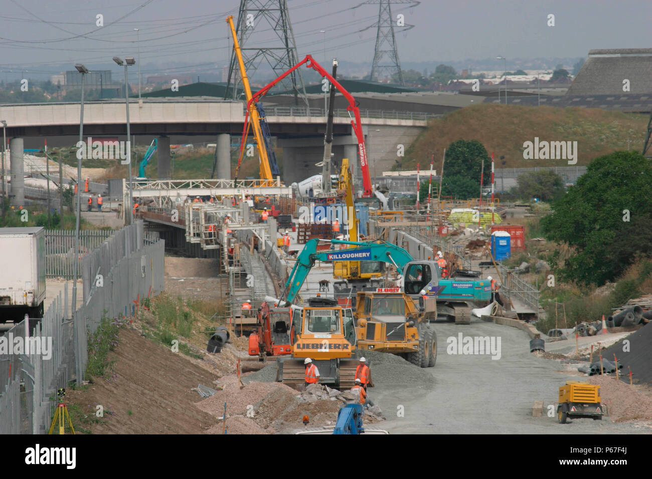Building the Eurostar high speed Channel Tunnel Rail Link Phase 2 in ...