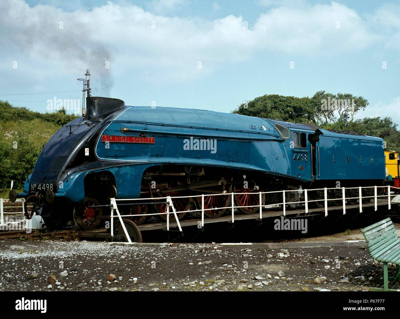 A4 pacific no 4498 sir nigel gresley steam locomotive hi-res stock ...