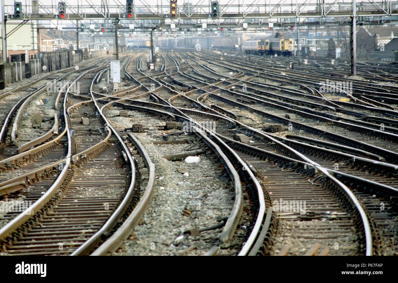 Electrified third rail hi-res stock photography and images - Alamy