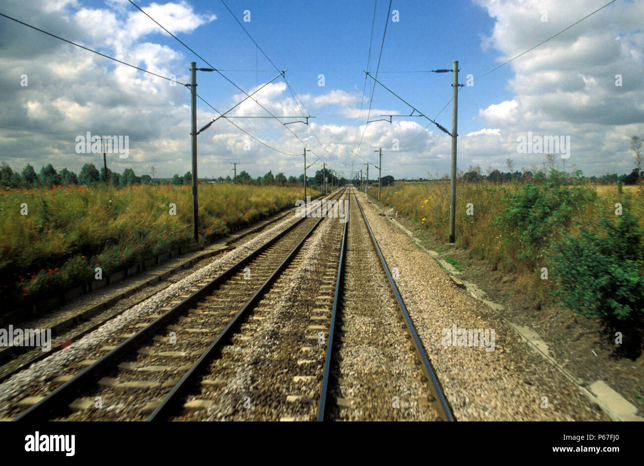 Electrified railway hi-res stock photography and images - Alamy