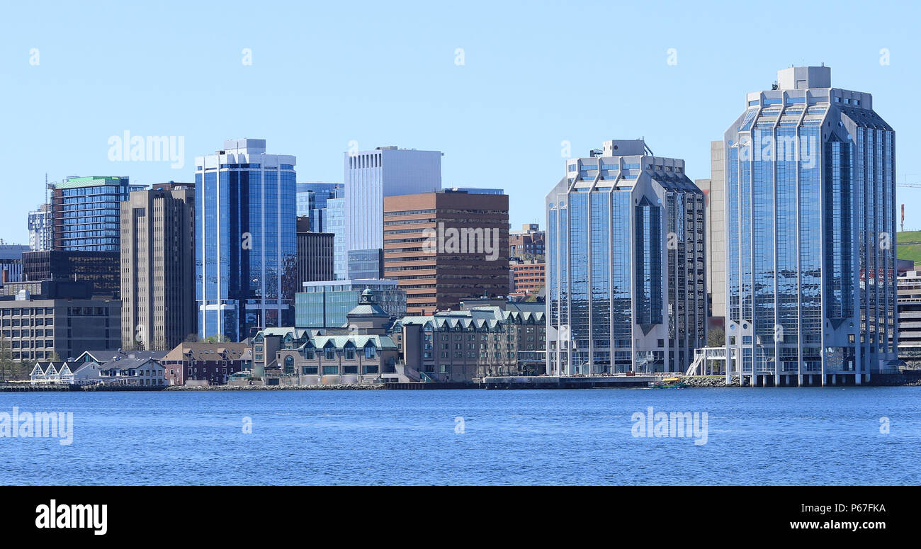 The Halifax, Nova Scotia city center on a beautiful day Stock Photo - Alamy