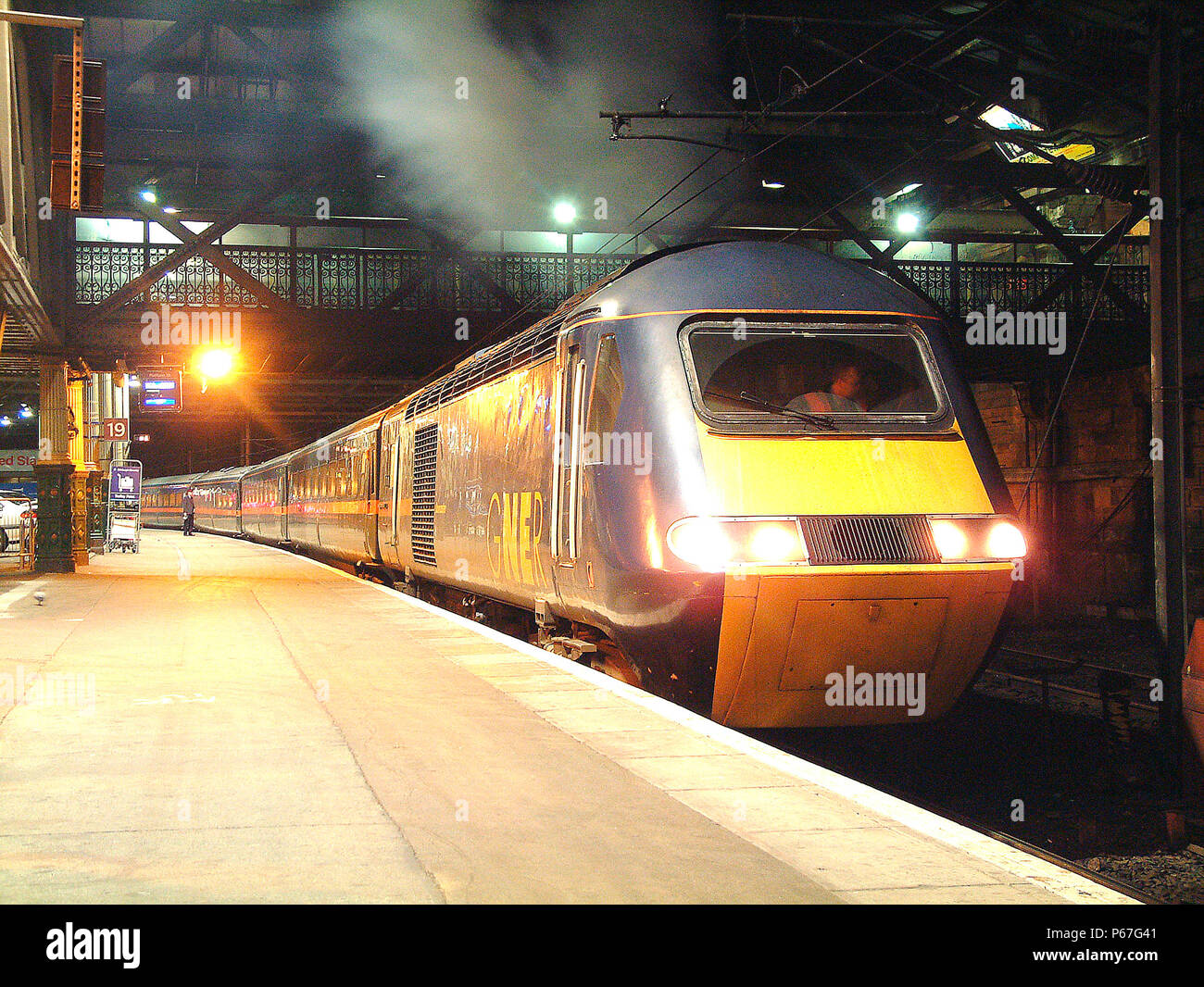 Platform Train Inverness Train Station High Resolution Stock ...