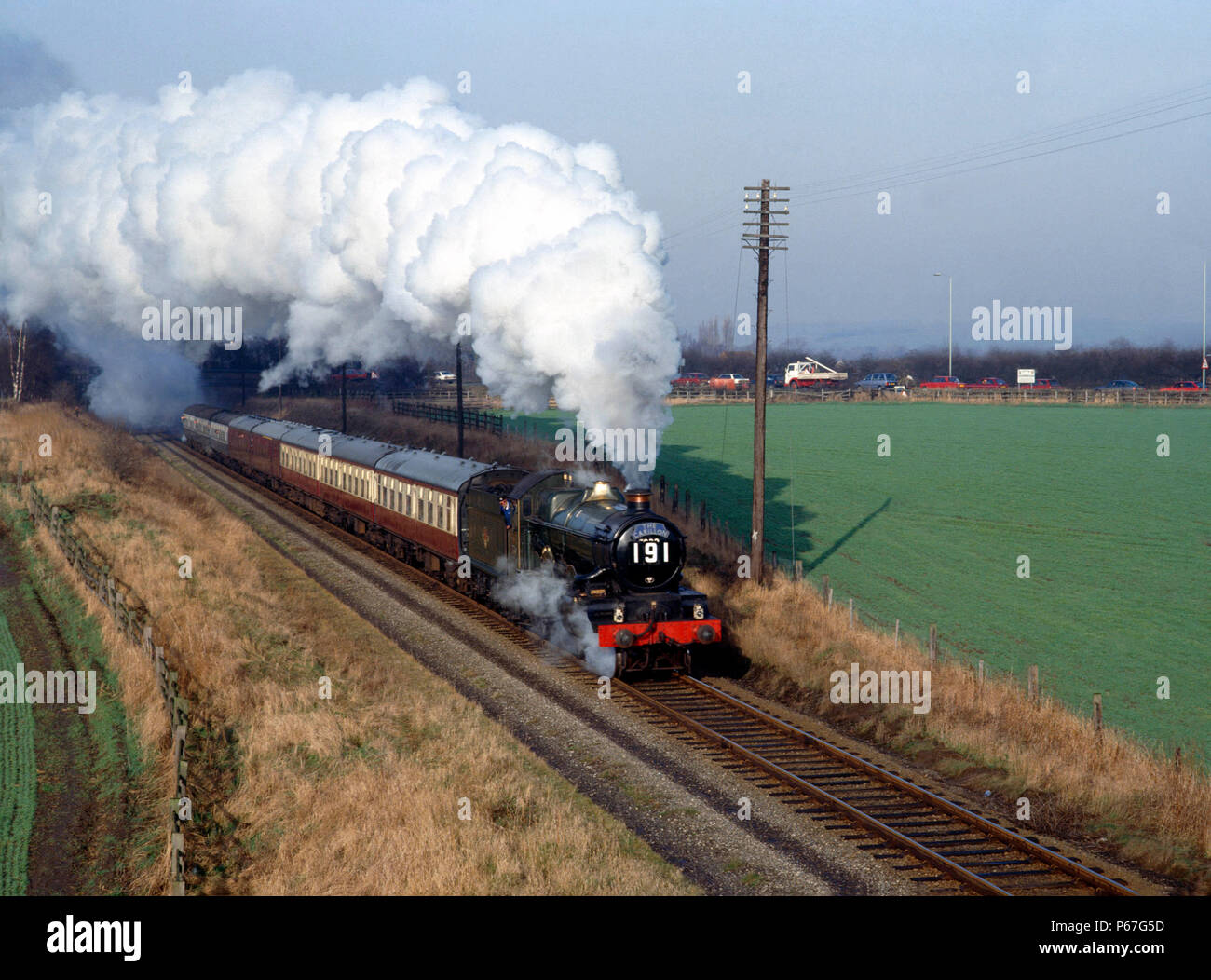 Clun castle train hi-res stock photography and images - Alamy