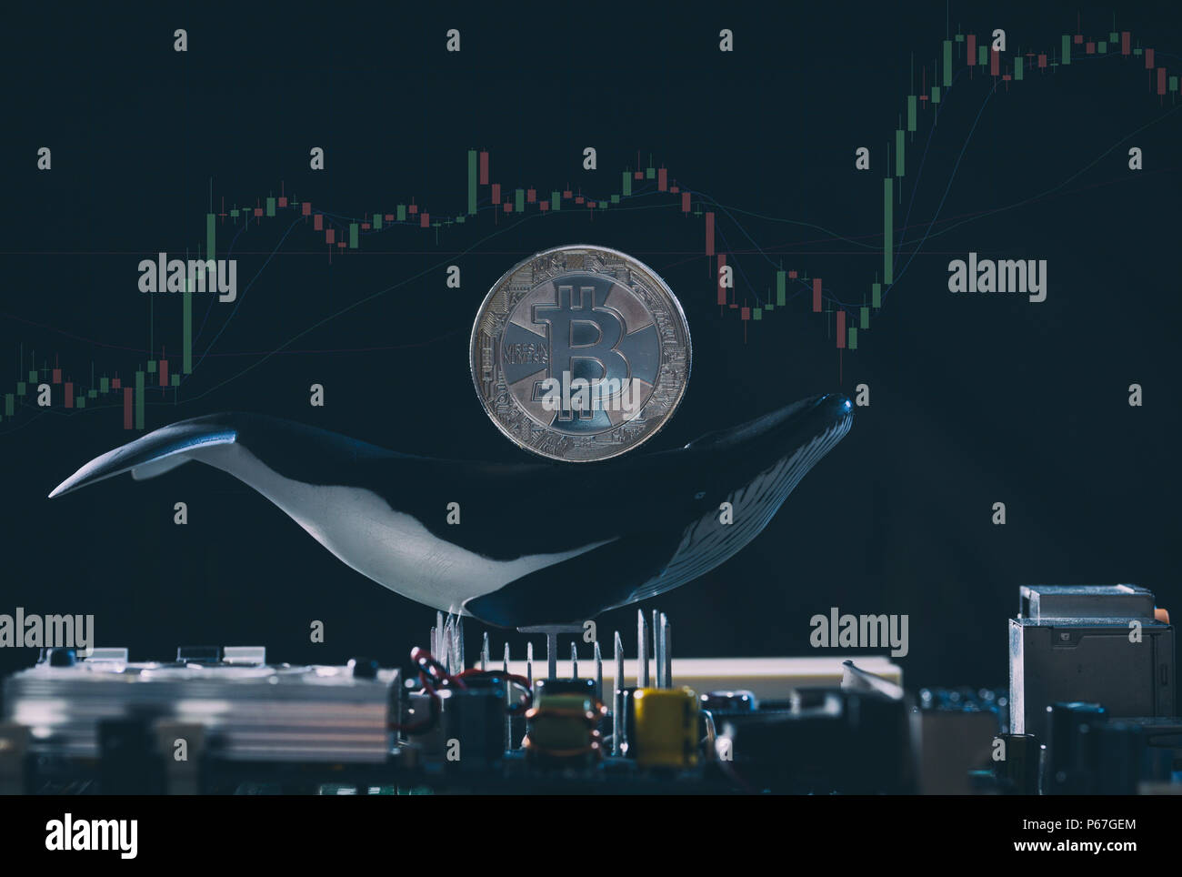 Stock trading graphs hi-res stock photography and images - Alamy