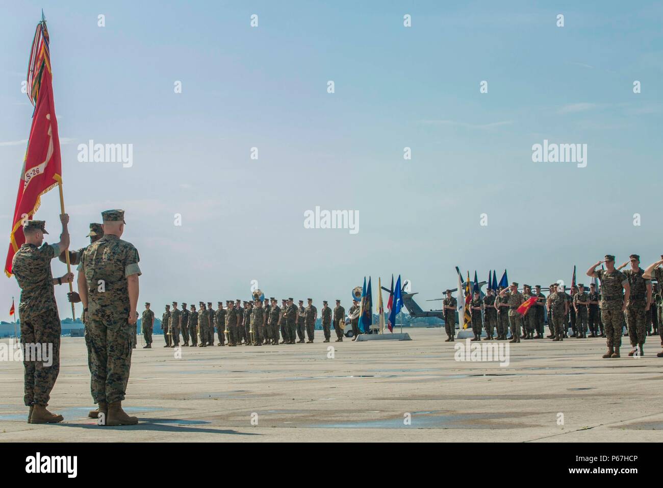 U.S. Marine Corps Lt. Col. Edward H. Carpenter (left), on coming ...