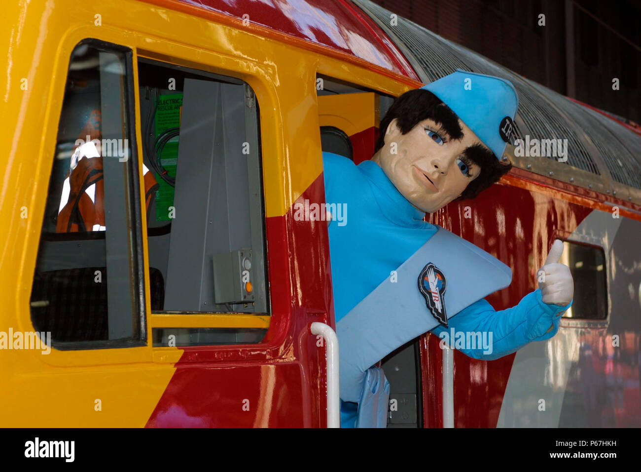 The launch of Virgin's class 57 thunderbird train Stock Photo - Alamy