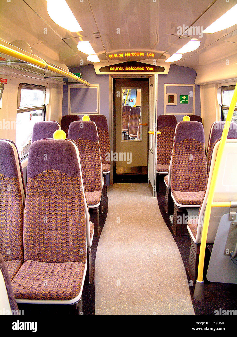 Merseyrail seats hi-res stock photography and images - Alamy