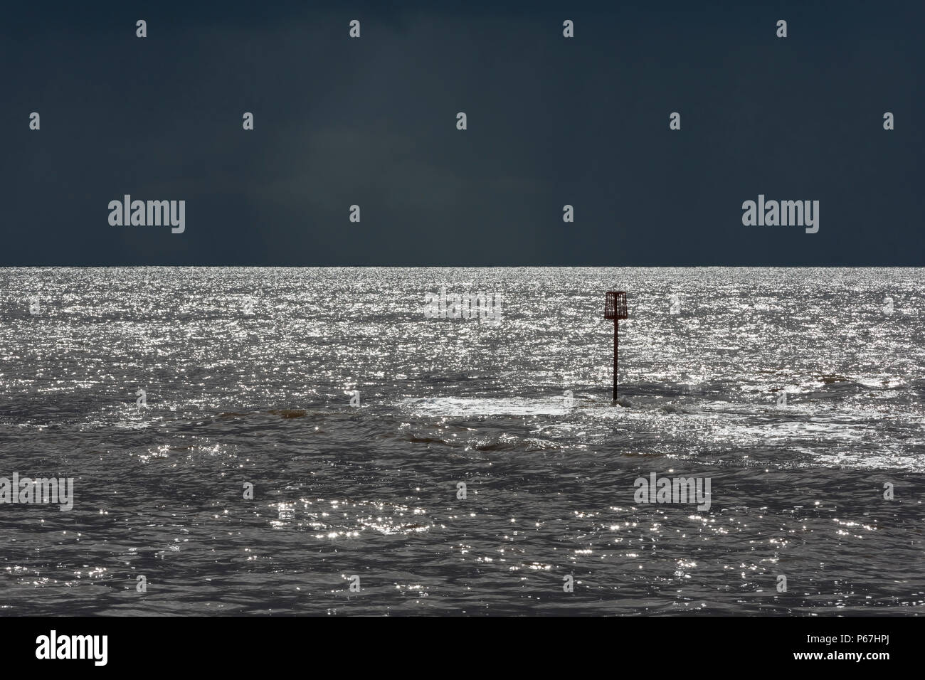 Warning danger beach weather hi-res stock photography and images - Alamy
