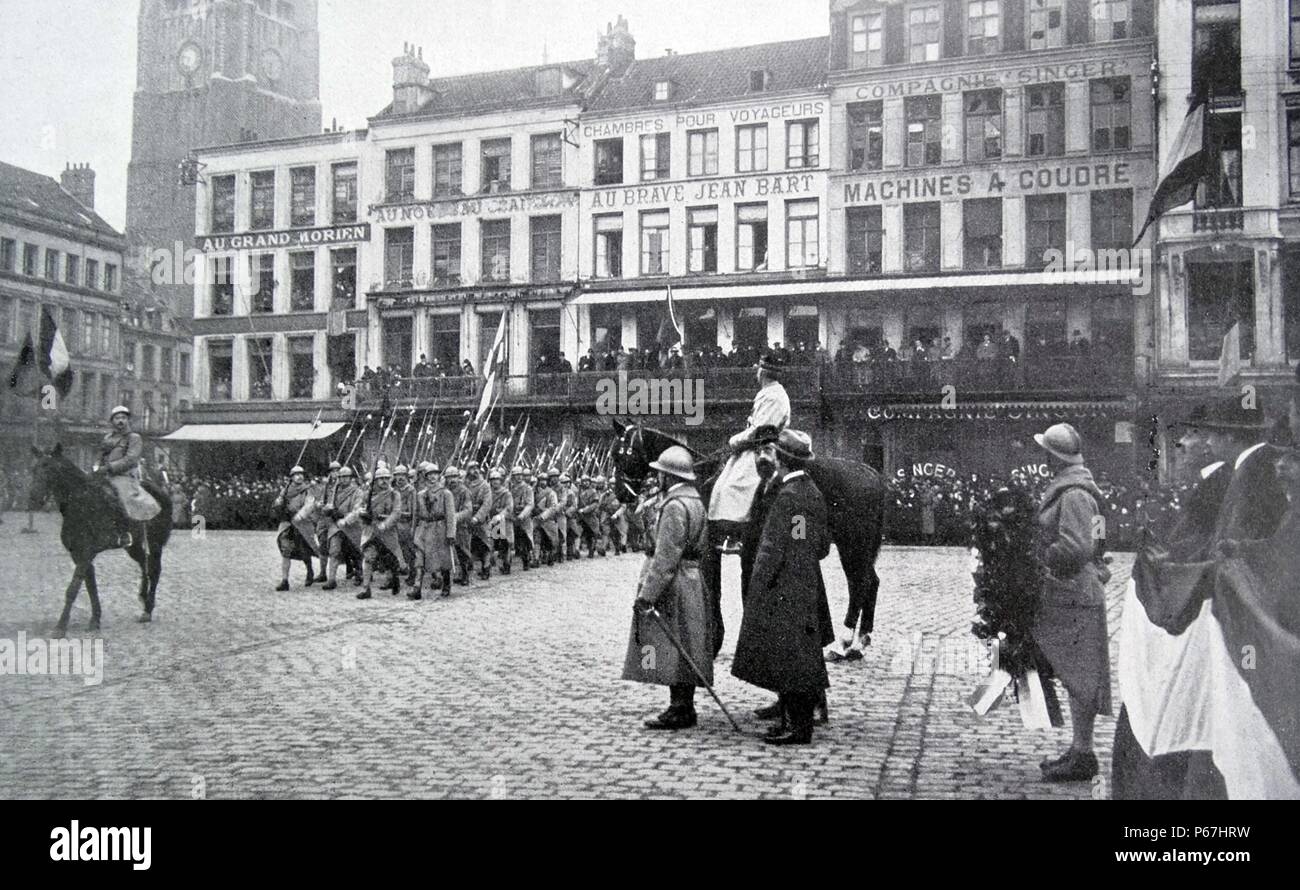 World war one wwi first world war military french dunkirk hi-res stock ...