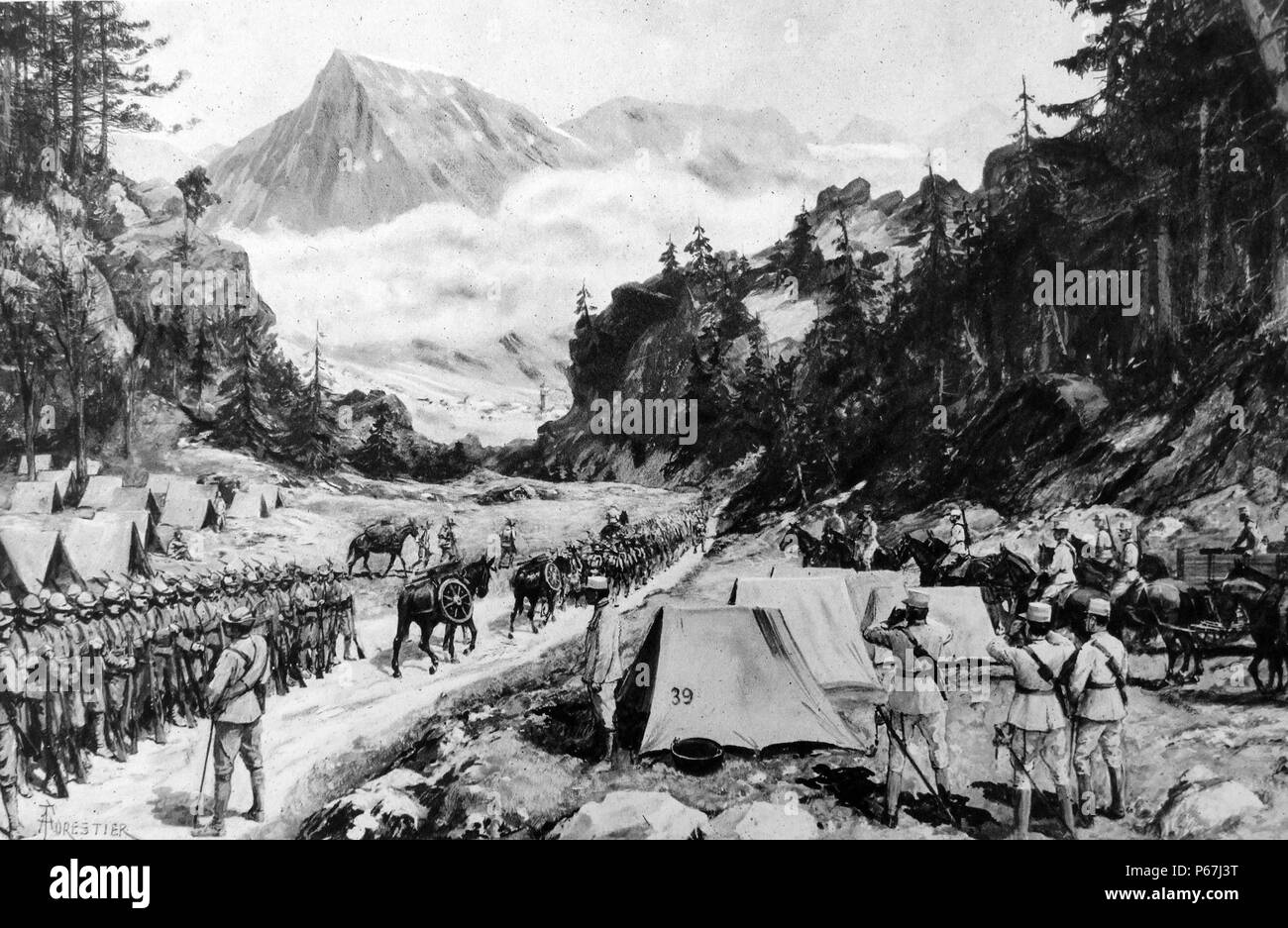 Italian alpine troops hi-res stock photography and images - Alamy