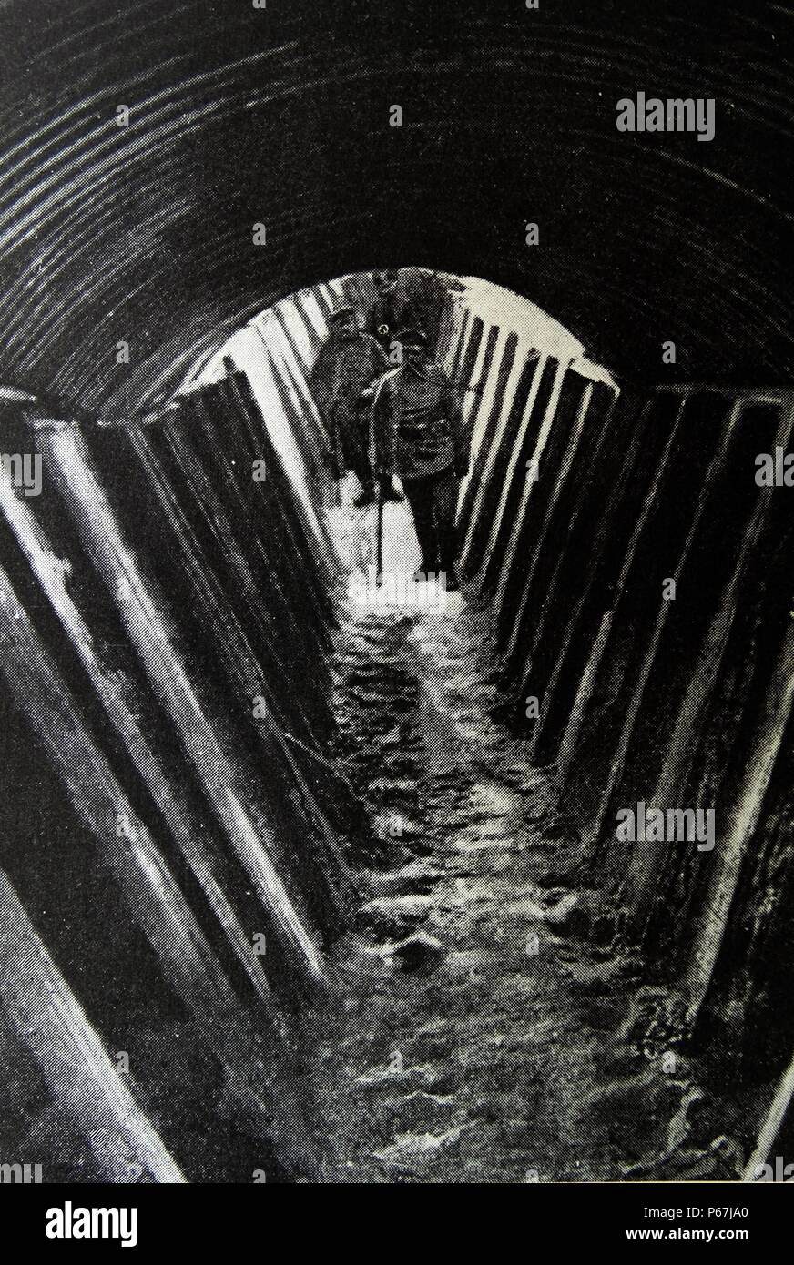 German tunnel trench in France during world war one 1915 Stock Photo ...