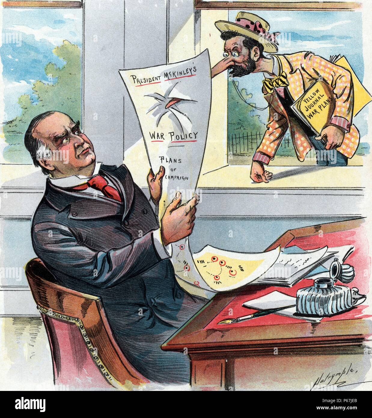 The yellow pest - putting its nose into everything' President William ...