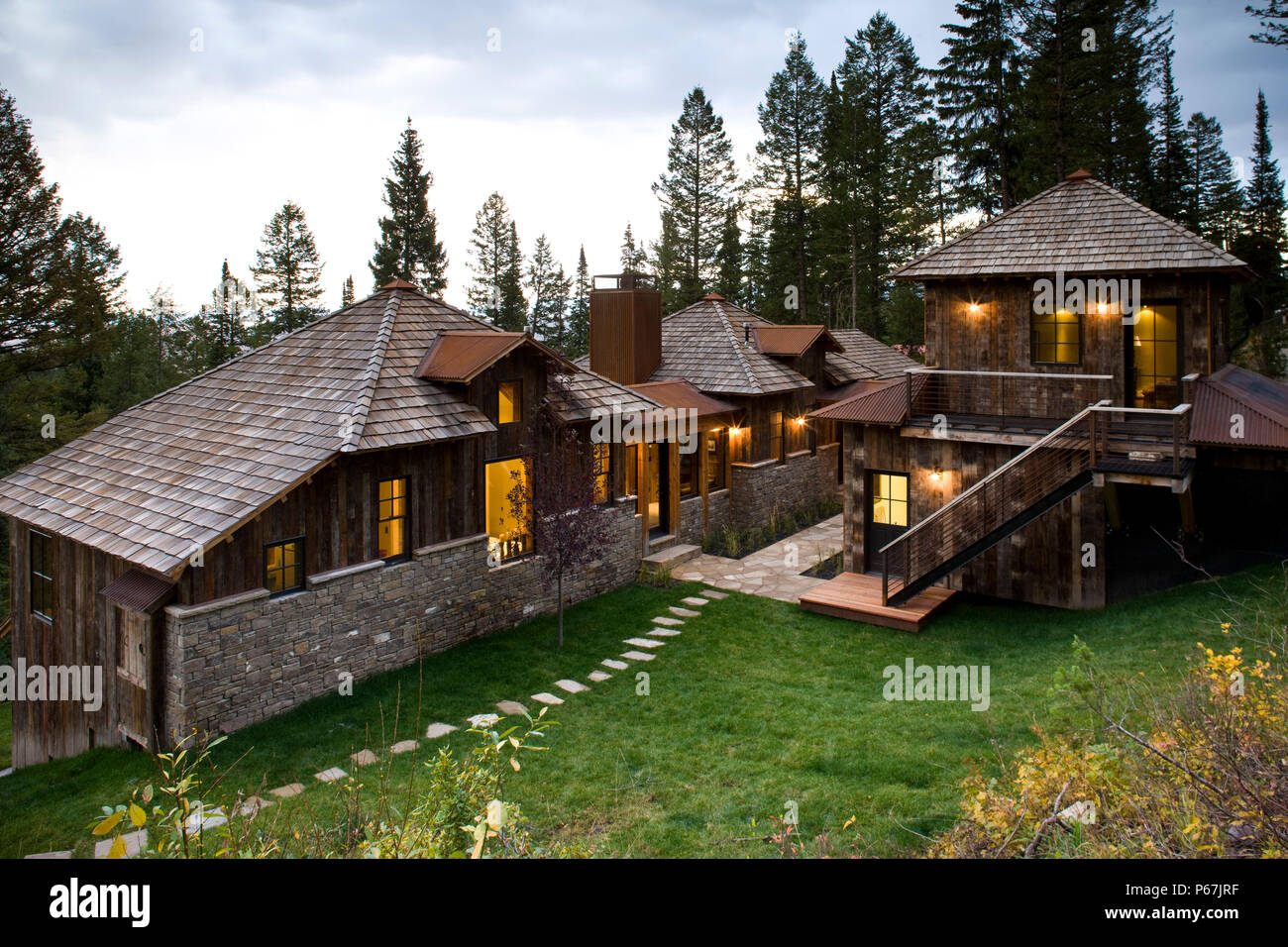 Private residence in Wilson Wyoming near Jackson Hole. Home features ...