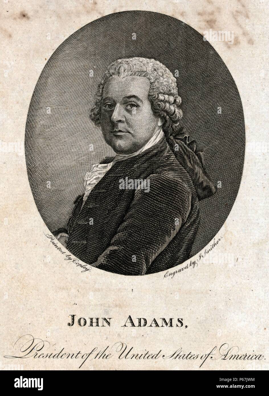 John adams president hi-res stock photography and images - Alamy