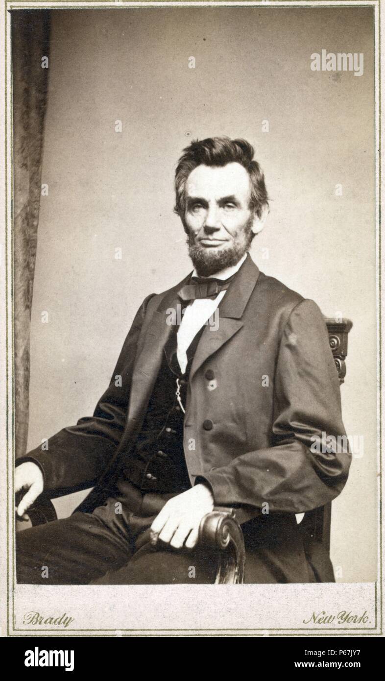 Portrait of President Lincoln. Lincoln was the 16th president of the ...
