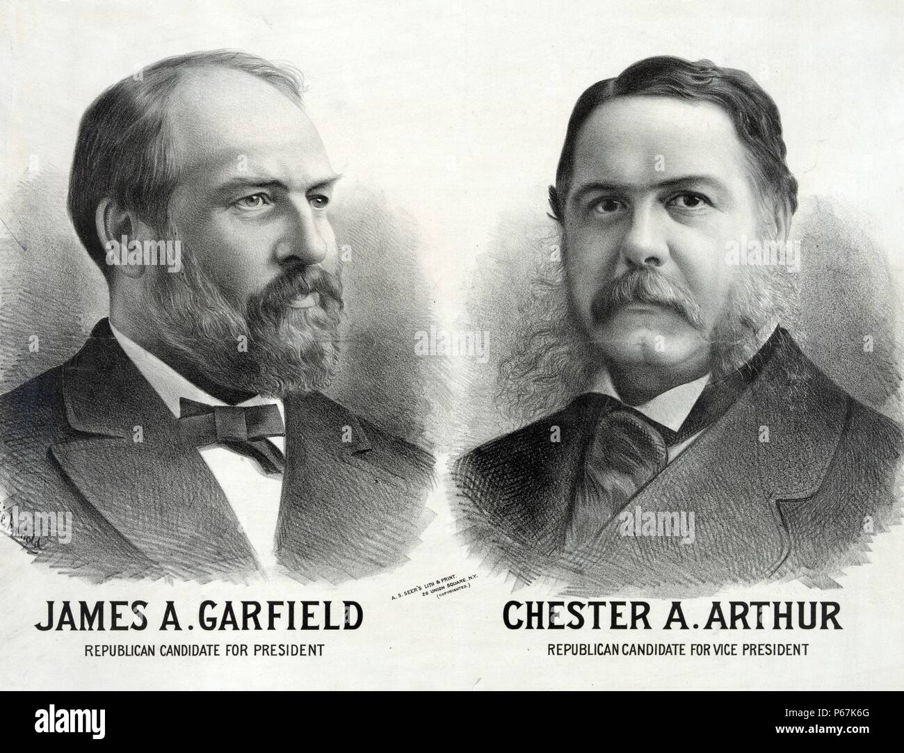 James A. Garfield Republican candidate for president - Chester A ...