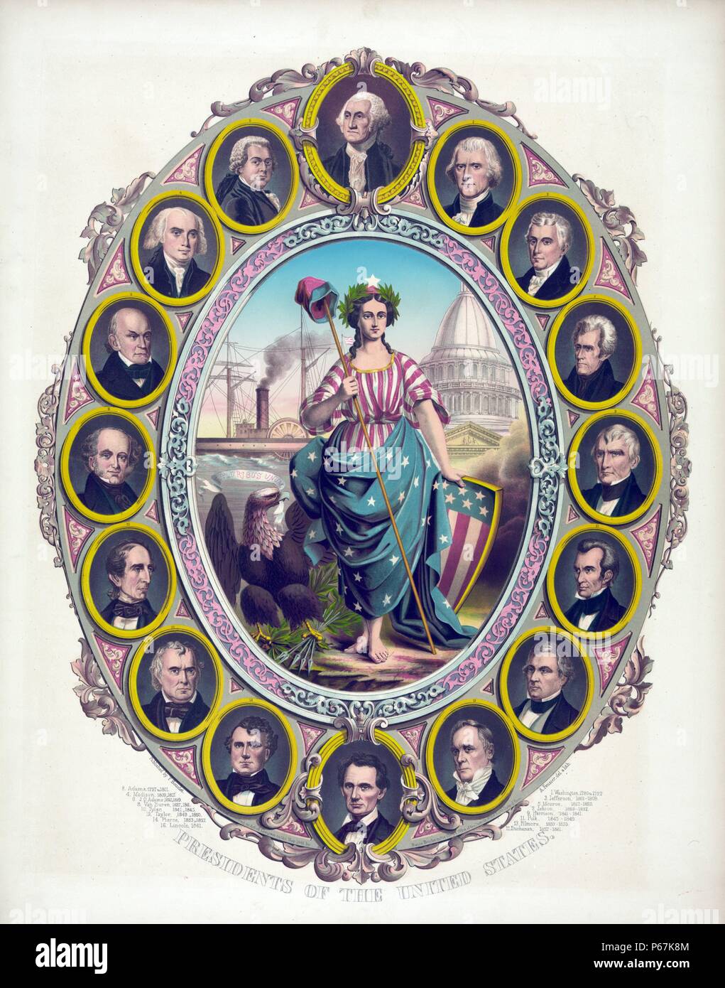 President holding wreath hi-res stock photography and images - Alamy