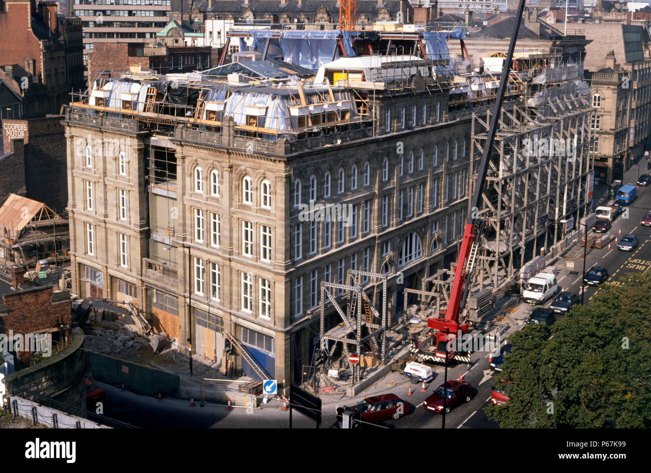 Refurbishment of an old building Stock Photo - Alamy