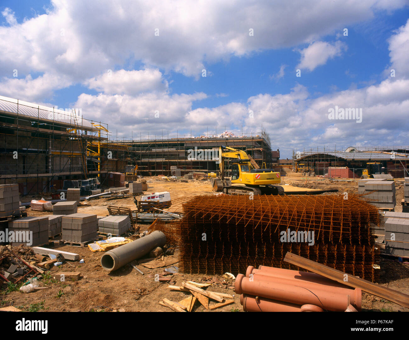 Untidy construction site Stock Photo - Alamy