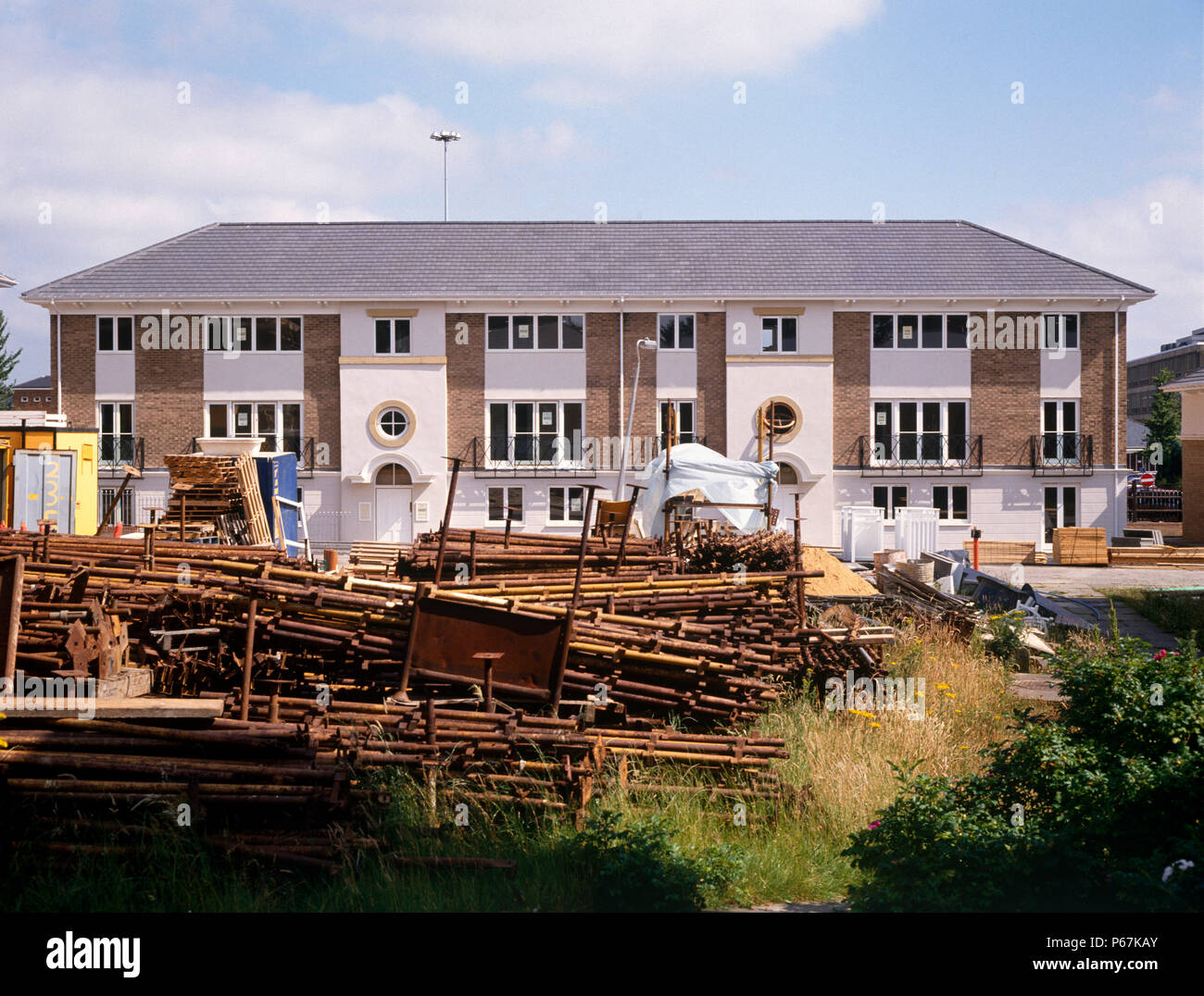 Untidy construction site Stock Photo - Alamy