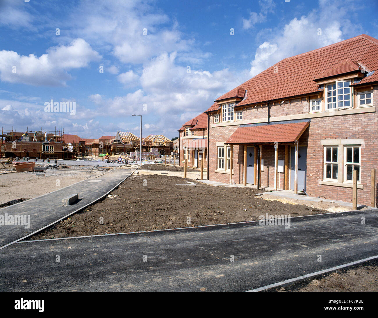 Residential development, England Stock Photo - Alamy