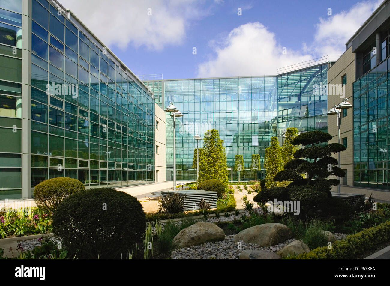 Modern business park, England, UK Stock Photo - Alamy