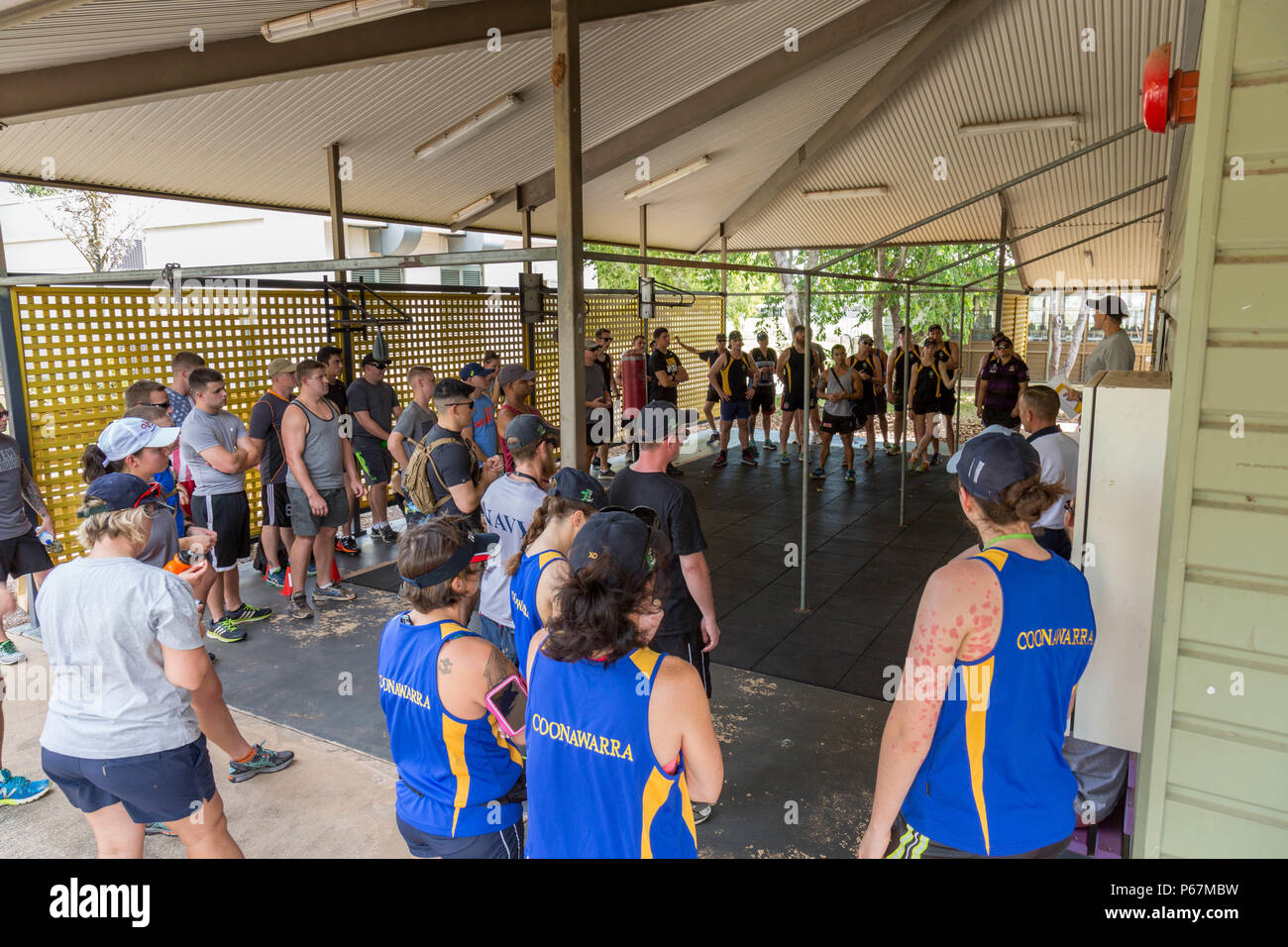 Teams from the Forward Coordination Element and the Australian Defence ...