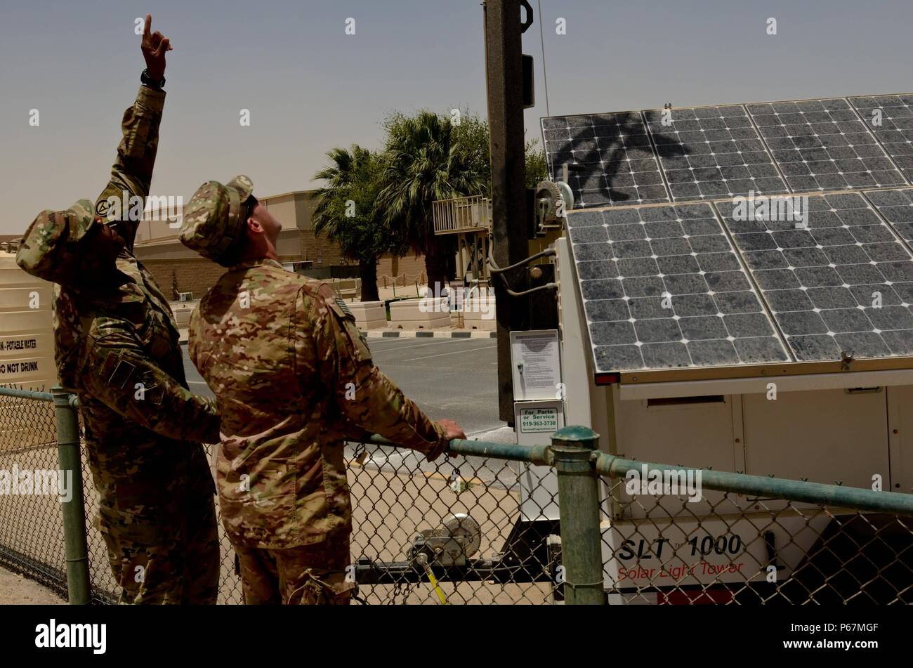 (Left) Chief Warrant Officer 3 Weaver Prosper, the U.S. Army Central ...