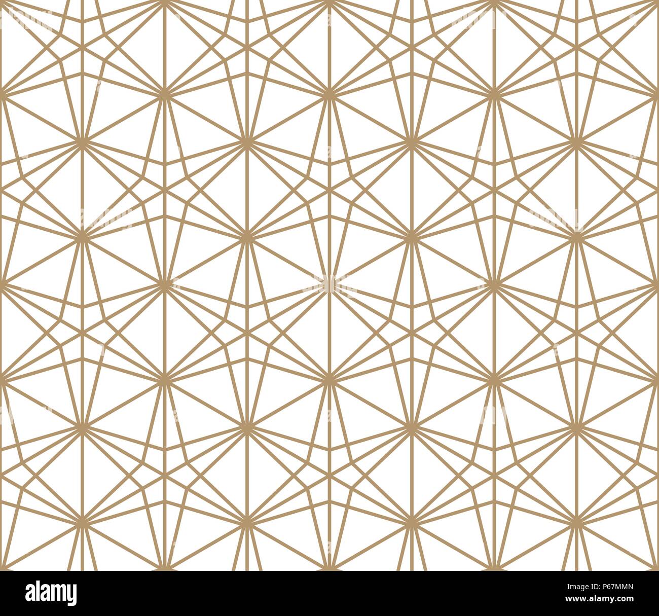 Seamless based on Kumiko pattern in color lines of medium thickness ...